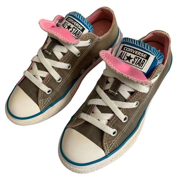 Converse | Shoes | Converse Allstar Junior Girls Ct Double Tounge ...